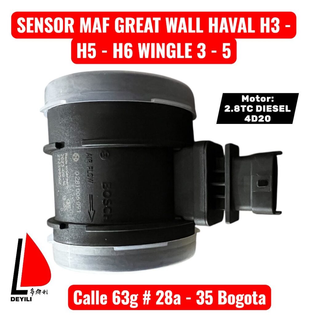 SENSOR MAF GREAT WALL HAVAL – WINGLE - Repuestos para Vehículos Chinos ...